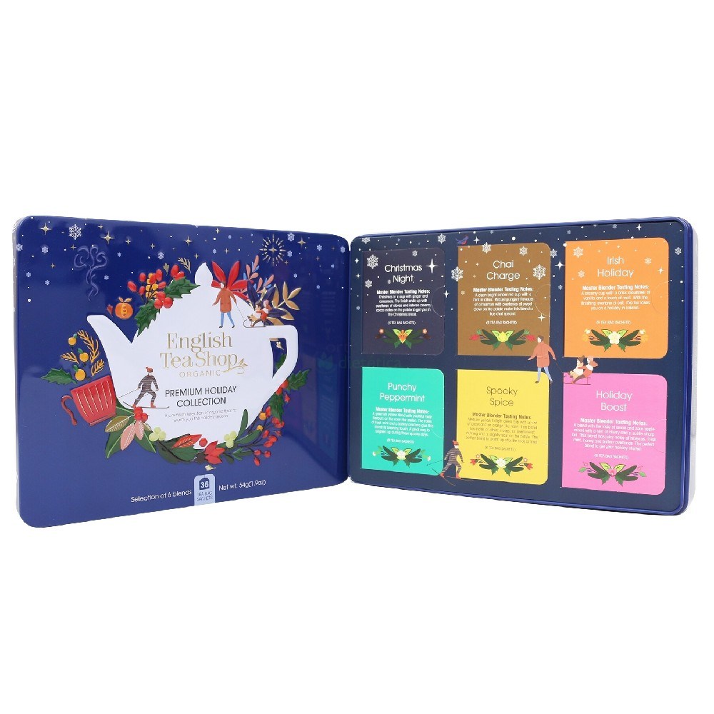 Holiday Collection Lata Azul 36Saq | English Tea - Ortopedia e Dietetica