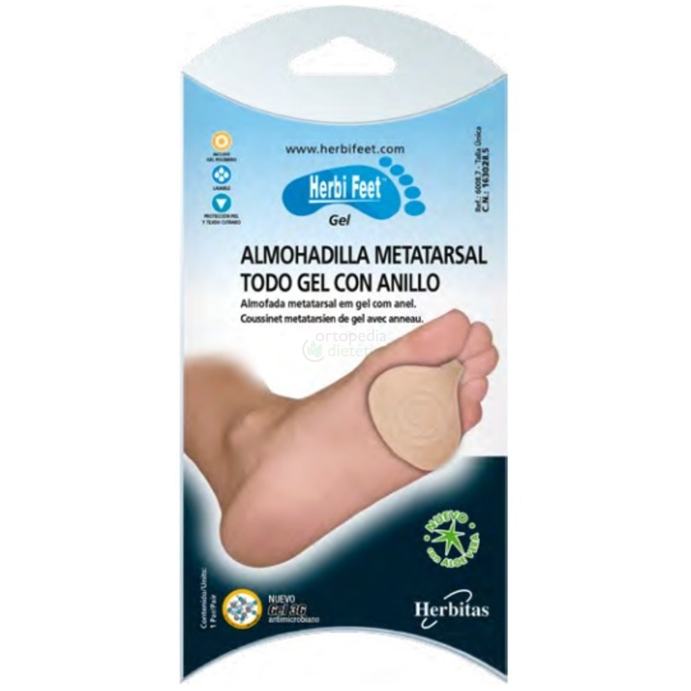 Almofada Metatarsal em Gel | Herbi Feet - Ortopedia e Dietetica Almofada Metatarsal em Gel | Herbi Feet - Ortopedia e Dietetica