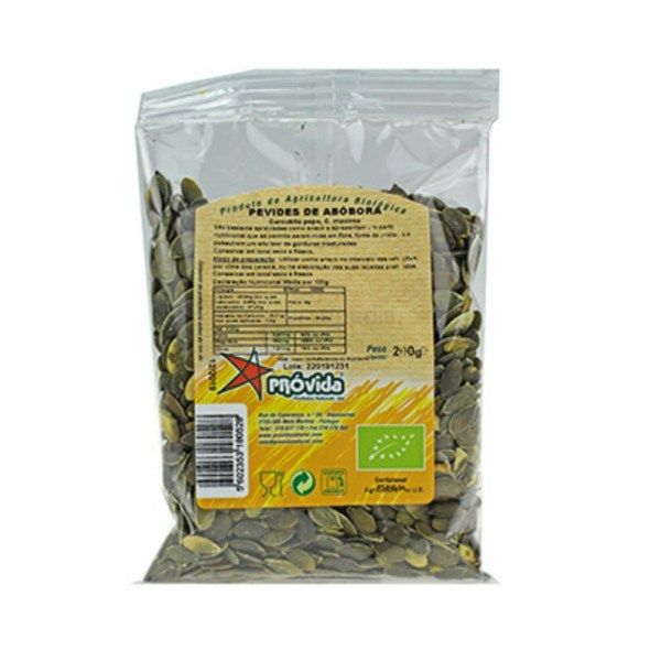 Pevides de Abóbora S/Casca BIO | PROVIDA Embalagem 200g - Ortopedia e ...