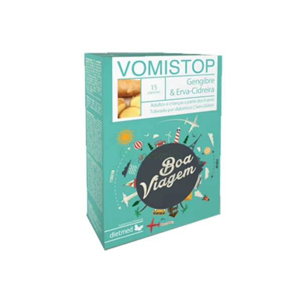 Vomistop | Embalagem 15 cápsulas - Ortopedia e Dietetica